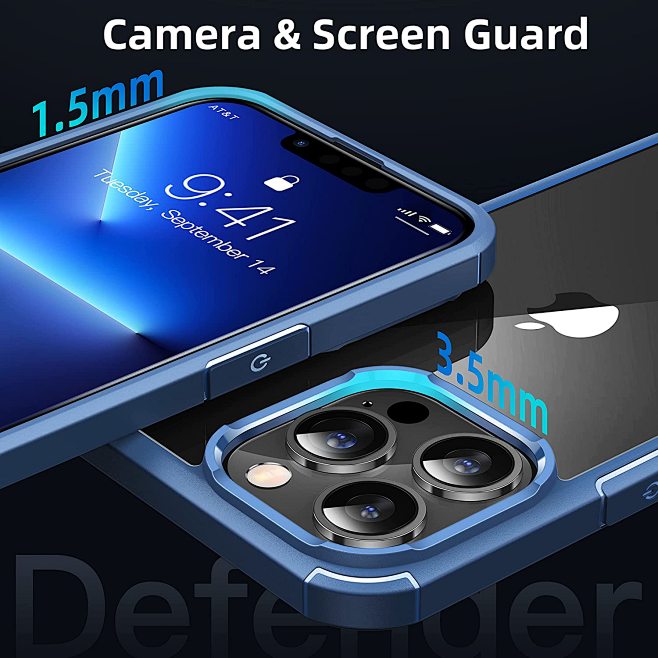 Amazon.com: CASEKOO Defender [PRO] Case for iPhone 13 Pro, [Upgraded ...