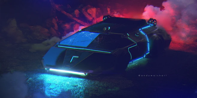 Cyber Car Concept, Andy Walsh : My first explorations with 3D Coat and ...