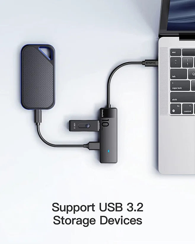 Amazon.com: Inateck USB 3.2 Gen 2 Speed, USB C to USB Hub with 4 USB A Ports, HB2025 ...