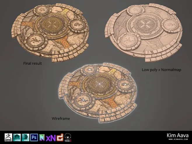 Nordic Environmet - Round stone monument by Mad-Owl.deviantart.com on ...