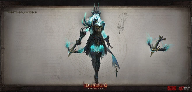 Diablo Immortal“Ghosts-of-Ashwold” Cosmetics-花瓣网
