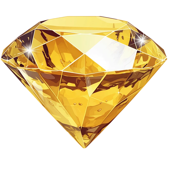 linje0489_A_yellow_diamond_vector_illustration_white_background ...