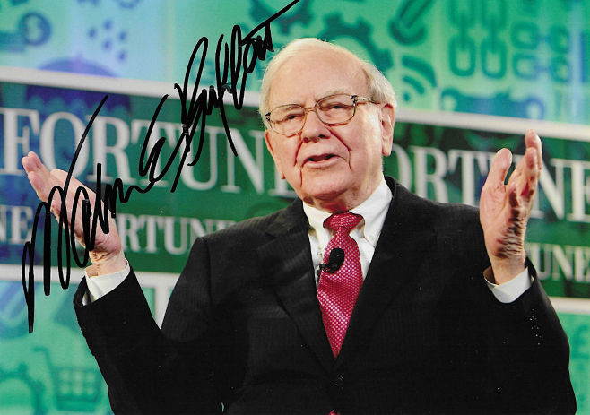 沃伦·巴菲特（Warren Buffett，1930年8月30日— ) ，全球著名的投资商，生于美国内布拉斯加州的奥马哈市。从事股票、电子现货、基金行业。hand-signed-Warren ...