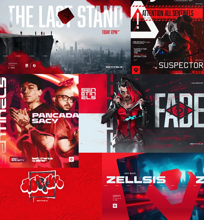 Sentinels Promo Graphics v1 :: Behance-花瓣网