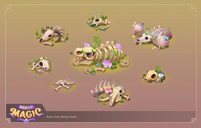 Merge Magic!, GameVision Studios : GameVision created hand-painted 2D ...