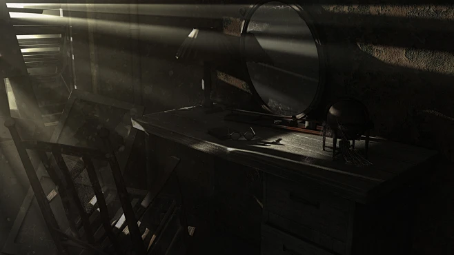 Echoes of the light, Simone Ivani : One of my very first works, I tried ...