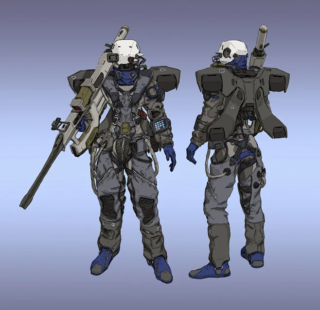 female rocket sniper, yintion J : inspired by command and conquer red ...