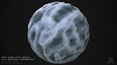 写实材质 ·【冰面/雪地】-花瓣网|陪你做生活的设计师 | 蓝色冰裂冰块冰纹水纹-王琨-3