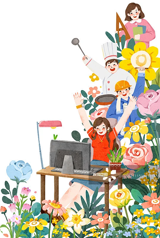 五一劳动节快乐_创意图片图片_素材图片素材-花瓣网