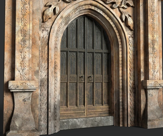 Wooden Planks and Beams, Anna Zhdanova : Sculpted in Zbrush, retopo and ...