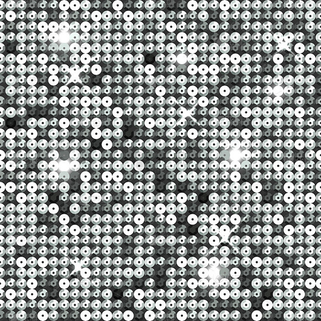 Sparkling spangles. Seamless pattern of shiny glow