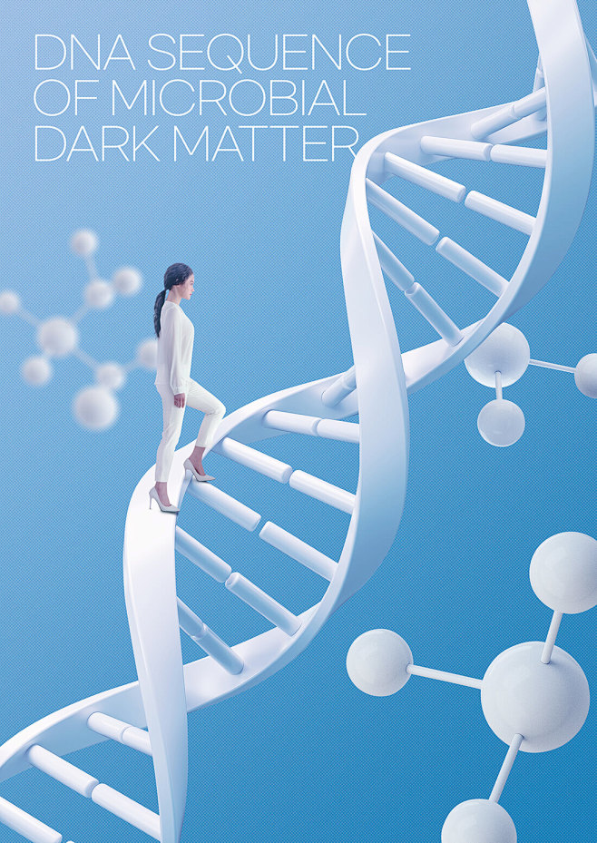 Biotech Poster Template 12款生物科技医学DNA基因科技展板海报设计PSD模板素材源文件 - UIGUI