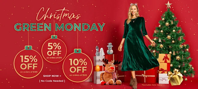 Christmas presale-花瓣网