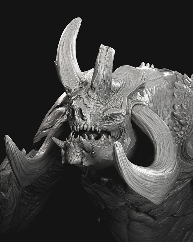 WARCRY Charger, Romain Pommier : This is an enemy I had the chance to designed and modeled for ...