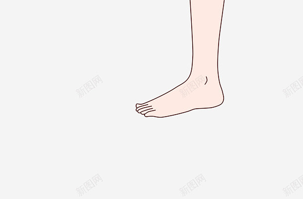 脚部高清素材 光脚 卡通 手绘 脚 免抠png 设计图片 免费下载