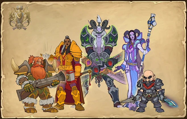 Hearthstone - Alliance Mercenaries图片_暴雪图片素材-花瓣网