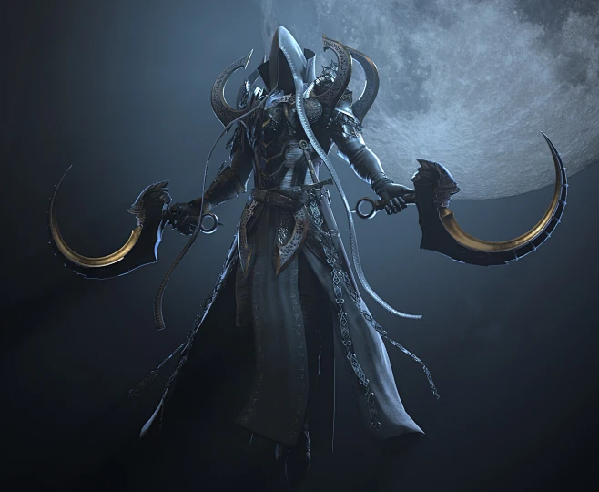 Fanart Malthael, AOI CHO : I made two versions of Malthael from Diablo ...