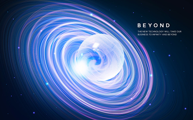 Beyond Vision 11款未来科幻抽象科技论坛主视觉海报背景ps分层设计素材源文件 - UIGUI