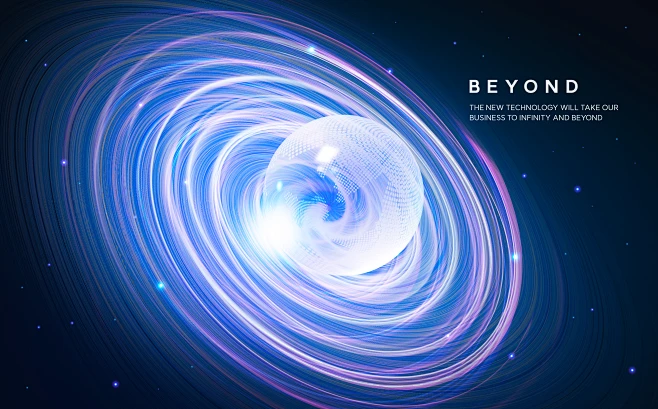Beyond Vision 11款未来科幻抽象科技论坛主视觉海报背景ps分层设计素材源文件 - UIGUI-花瓣网