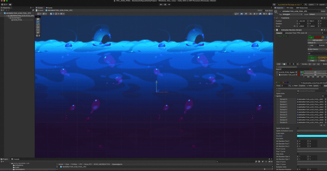 MAGMA / ACID / WATER POOL 2D VFX-花瓣网