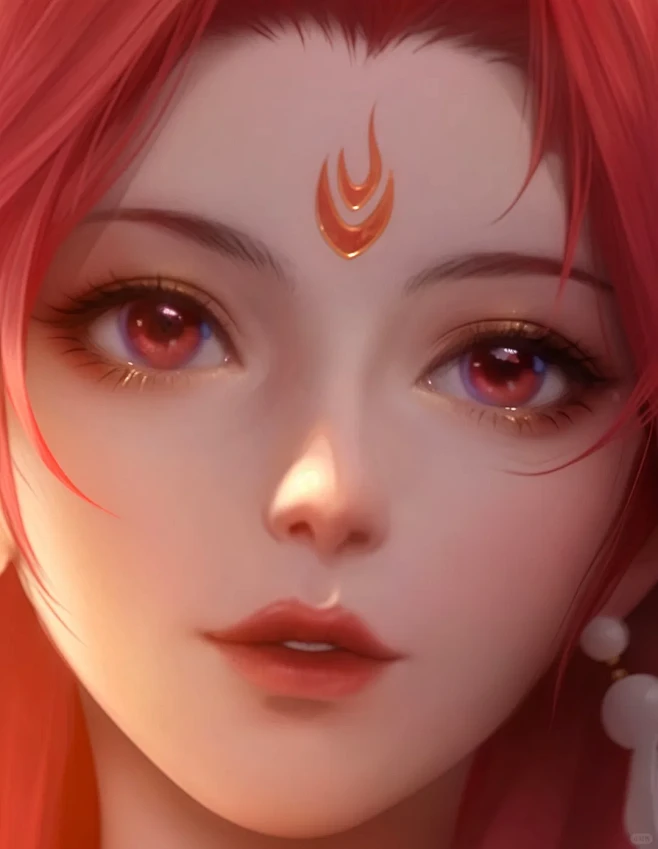 玉环貂蝉脸贴 - 小红书-花瓣网