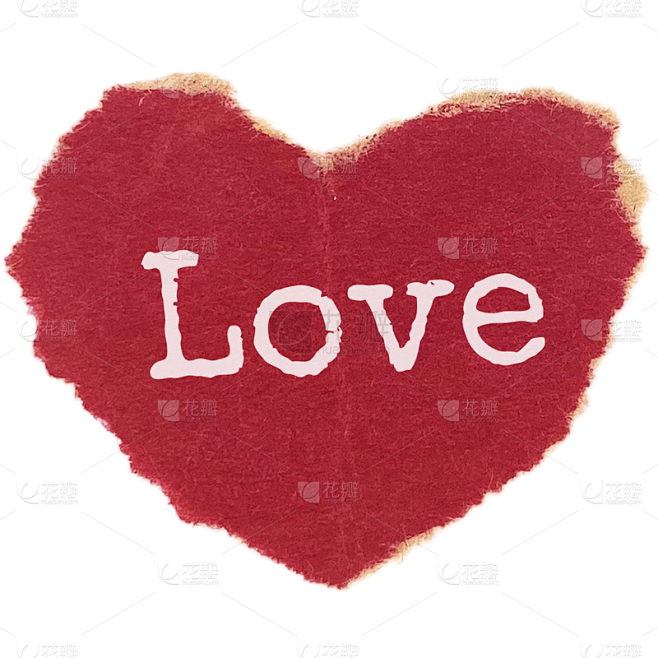 Teared Paper Text Sticker