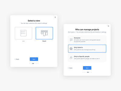 Onboarding Screens — Time Tracking Application