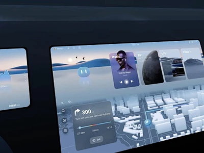 BYD conceptual design （ Daytime - CAR HMI）-花瓣网