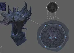 Concept Design of Main City“罗塞“, Jianbin Z : Design for Mobile Game-花瓣网