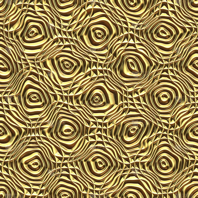 金色抽象图案无缝纹理背景。素材-花瓣网