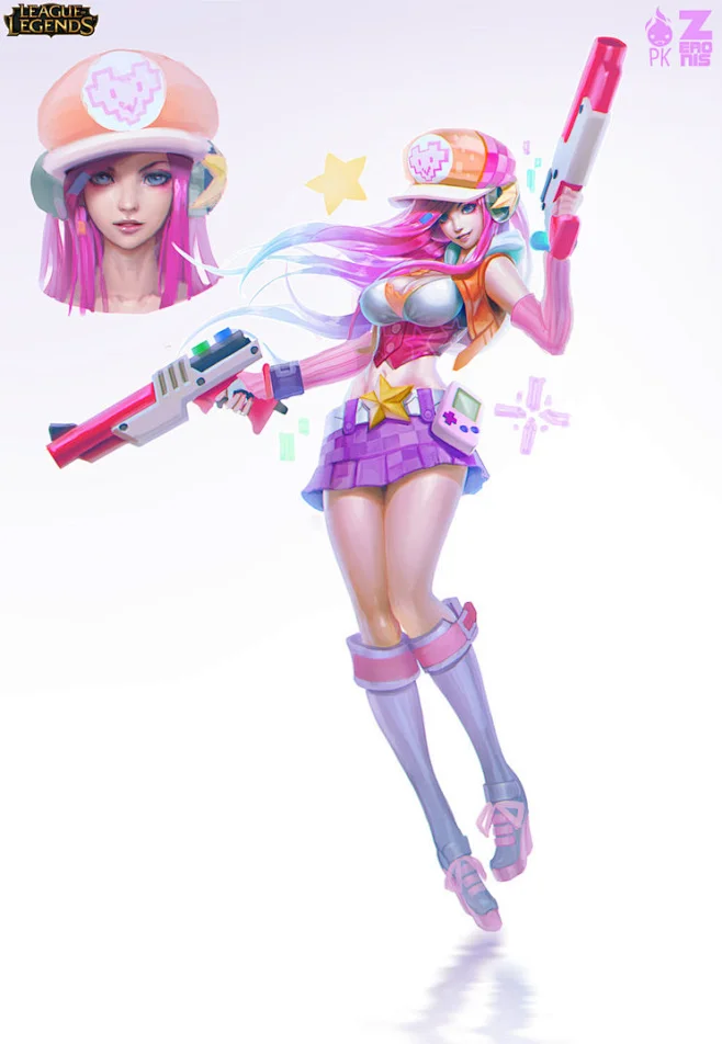 Arcade Miss Fortune Concept Art by Zeronis-花瓣网