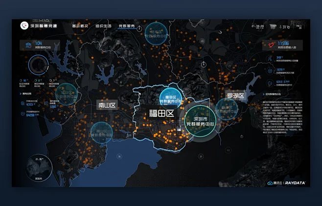 光启元科技[raykite] 大数据可视化开拓者 可视化大屏 数据可视化 Raydata 花瓣网