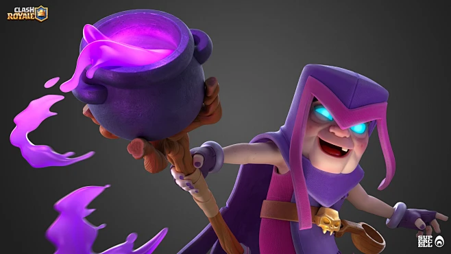 Clash Royale - Mother Witch, Ocellus - Art & Production Services ...