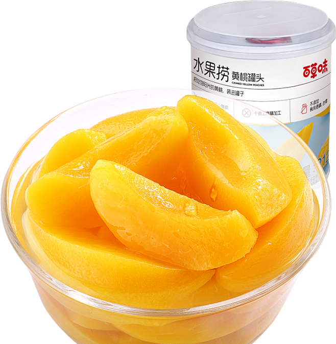 百草味黄桃罐头