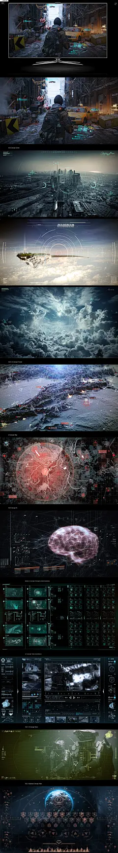 超帅科幻电影屏幕ui设计-花瓣网