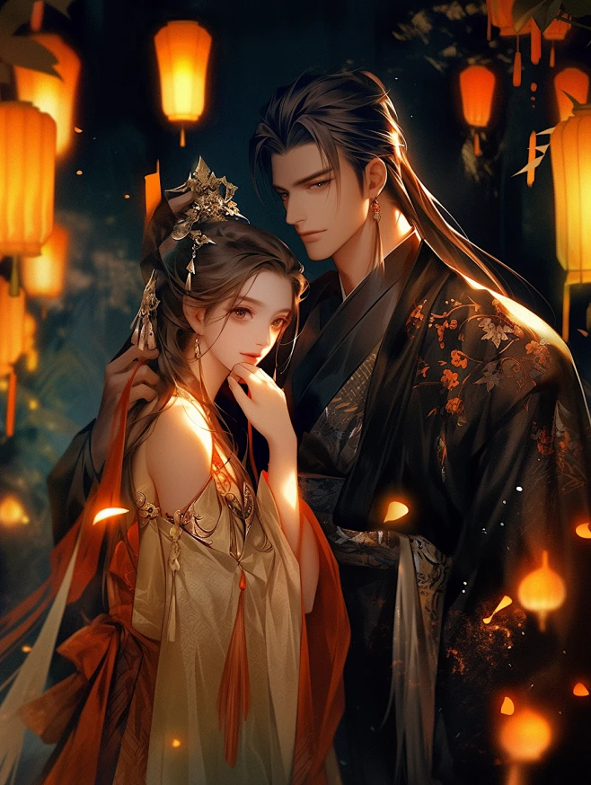 midjourney_brewerbenjamin_Two_handsome_and_handsome_ancient_Chinese ...