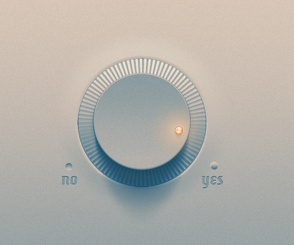 illustrations yes/no interfaces UI GUI knob slider button Interface-花瓣网