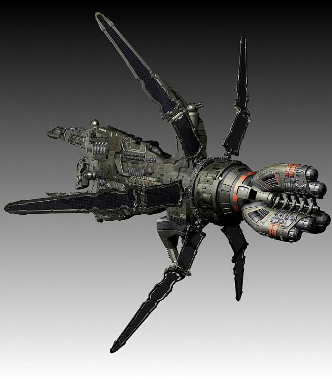 Concept Spaceship-花瓣网