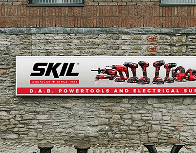 Signage Banner Panaflex SKIL Power Tools-花瓣网