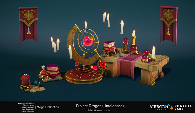 {游戏系列}美国 Project Dragon(UI,角色，场景）