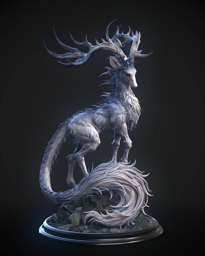 Divine deer-花瓣网