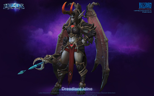 Dreadlord Jaina- Heroes of the Storm, Dan Pingston : HoTS-Jaina ...