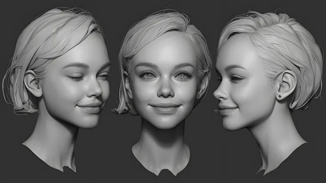 310P 素模情绪参考图，无敌！-欧美卡通-原画插画,微元素 - 原画,设计,欧美,卡通,Q萌 - Element3ds.com!-花瓣网