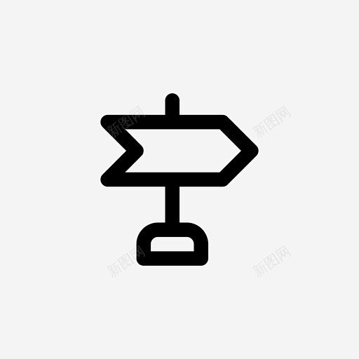 方向方向标志像素完美线条图标 创意素材