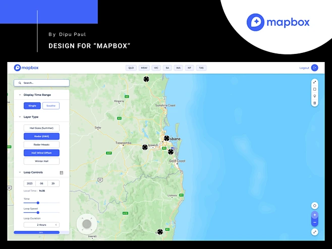 Mapbox web app redesign concept by Dipu Paul on Dribbble-花瓣网