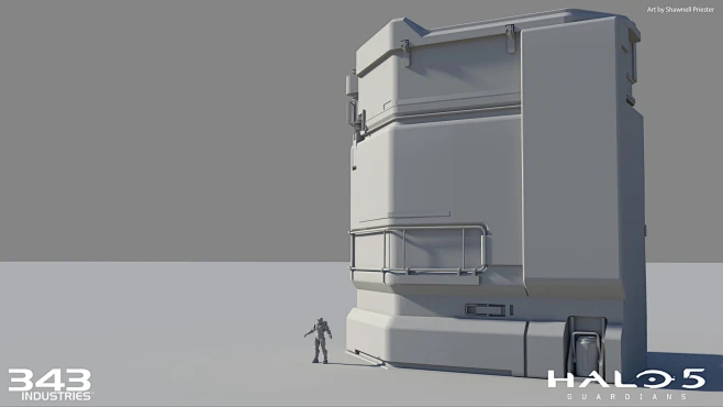 Halo 5 Warzone Map "Prospect" - inGame Renders, Shawnell Priester ...