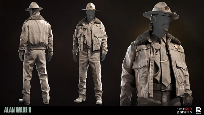 Alan Wake II - Story Characters Outfit-花瓣网