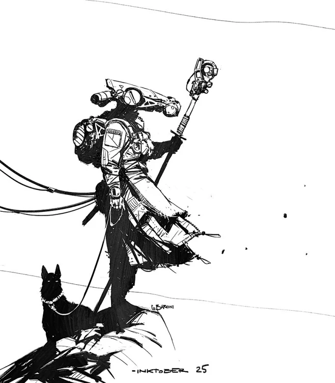 giorgio-baroni-inktober25-花瓣网