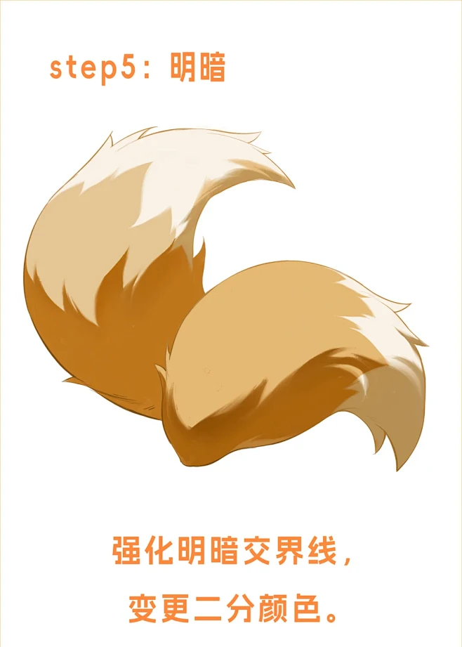 绘画教程｜教你画毛茸茸的尾巴，详细简单！ 小红书 花瓣网