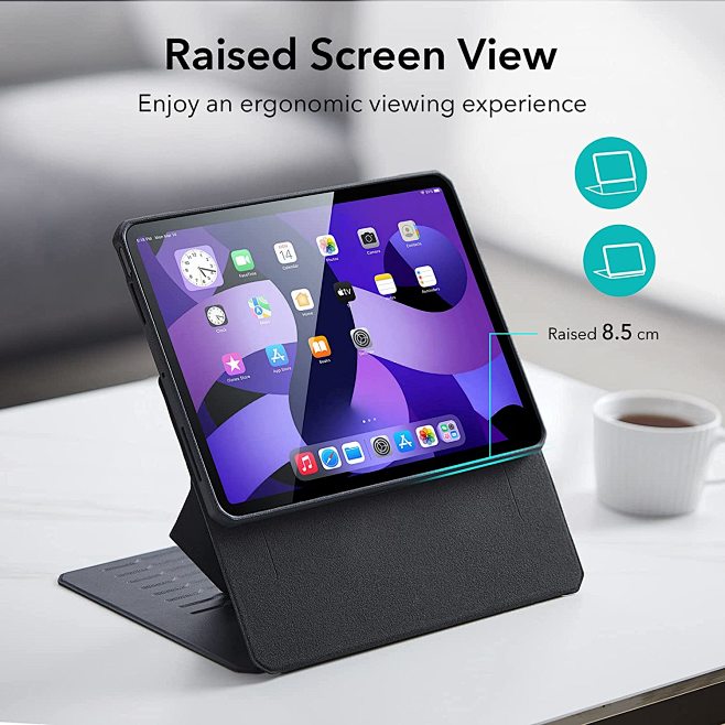 Amazon.com: ESR Stand Case Compatible with iPad Air 5/4, Rugged ...